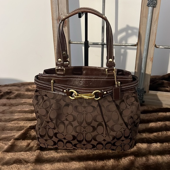Coach | Bags | Vintage Coach Hampton Signature Satchel | Poshmark